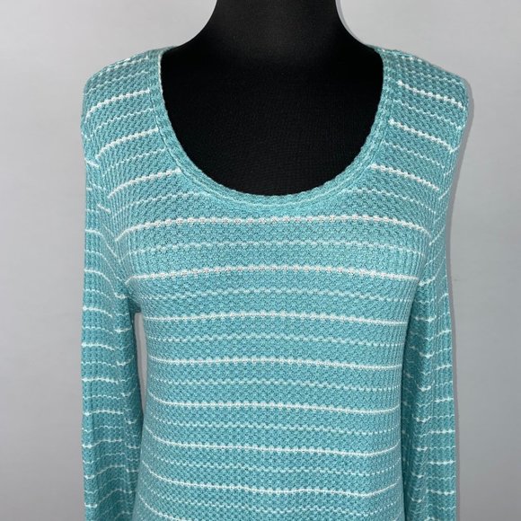 Absolutely Famous | Tops | Absolutely Famous S Striped Waffle Knit Top ...